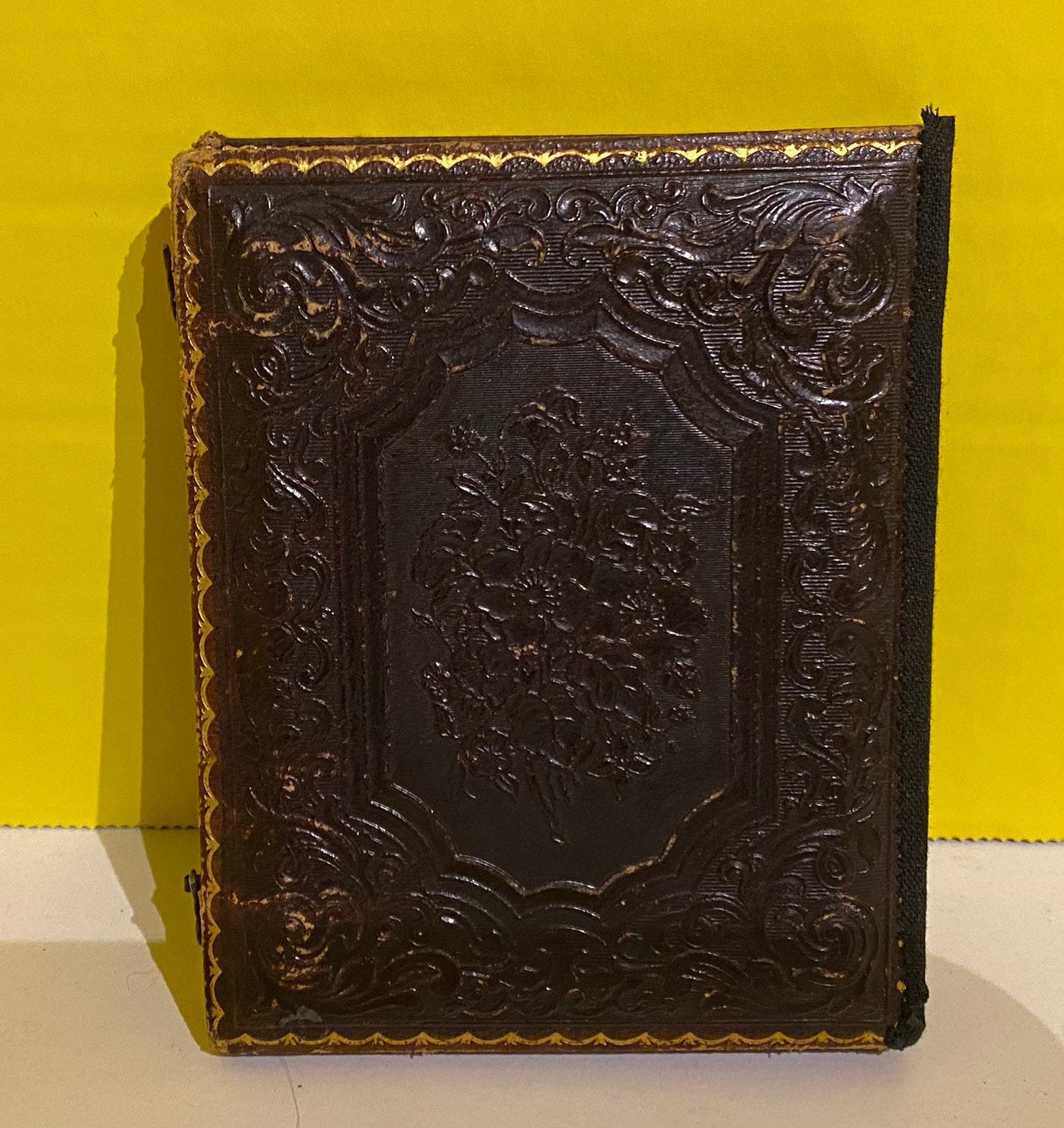 Antique Folding Picture Frame