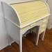 Child's Roll Top Desk Painted White - Etsy