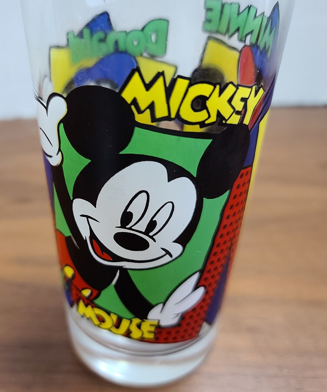 Mickey Mouse Glass - Etsy