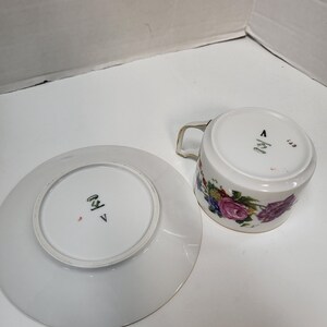 Floral Czech Tea Cups - Etsy