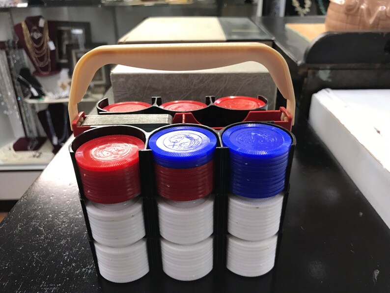 Poker Chip Rack Set - Etsy