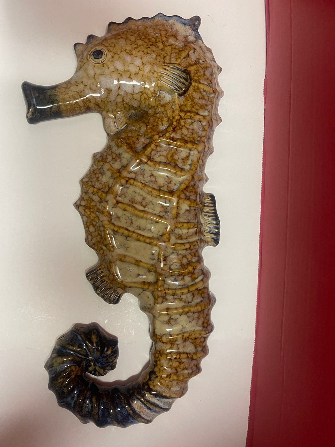 Ceramic Seahorse Wall Art - Etsy