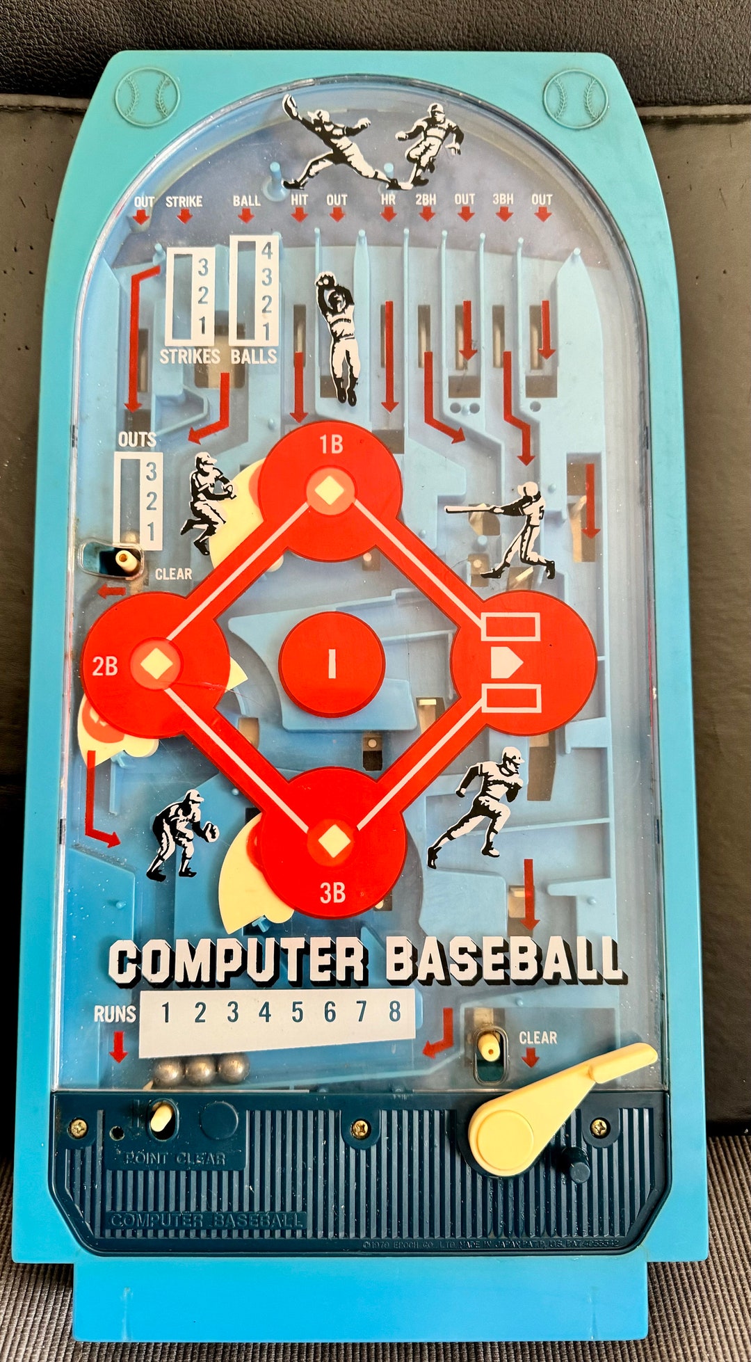 Epoch Computer Baseball Pinball Game - Etsy