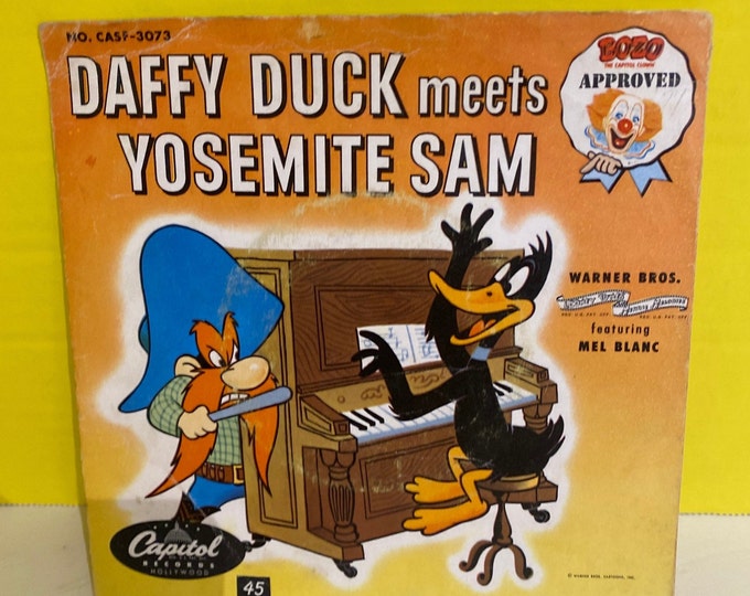 Daffy Duck Meets Yosemite Sam Bozo Record - Etsy