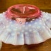 Fenton Ruffle Hobnail Dish - Etsy