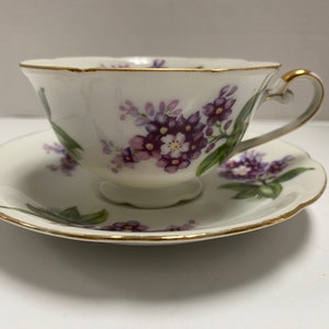 Lefton China Tea Cup & Saucer Set - Etsy