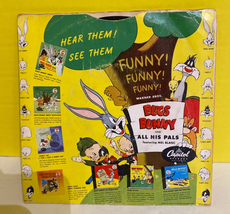 Daffy Duck Meets Yosemite Sam Bozo Record - Etsy