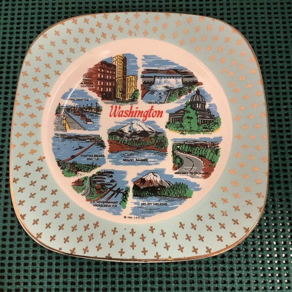 Souvenir Washington State Plates - Etsy