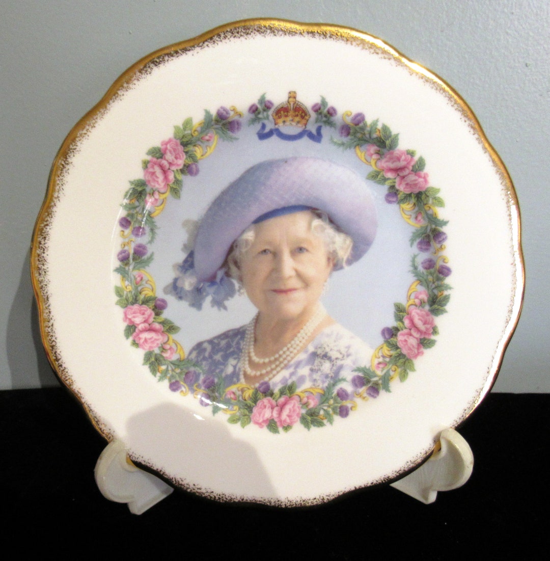 Queen Mother Commemorative Plate - Etsy