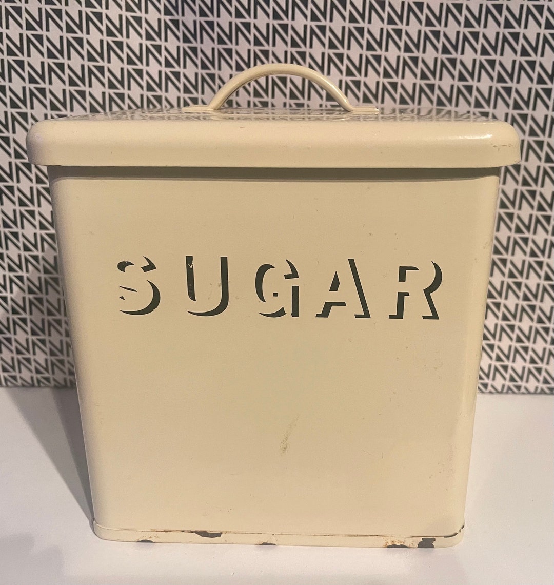 Metal Sugar Cannister - Etsy