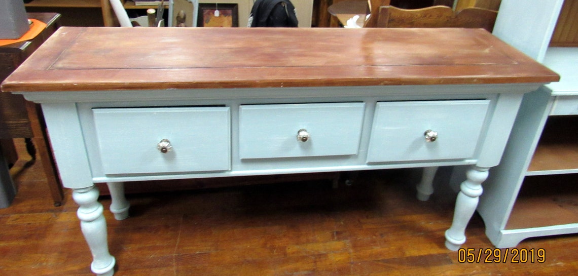 Vintage Sofa Table | Etsy