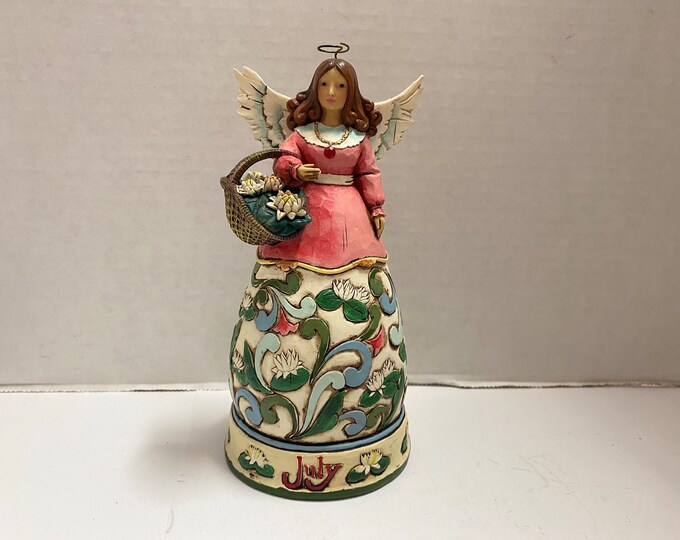 Jim Shore July Angel - Etsy