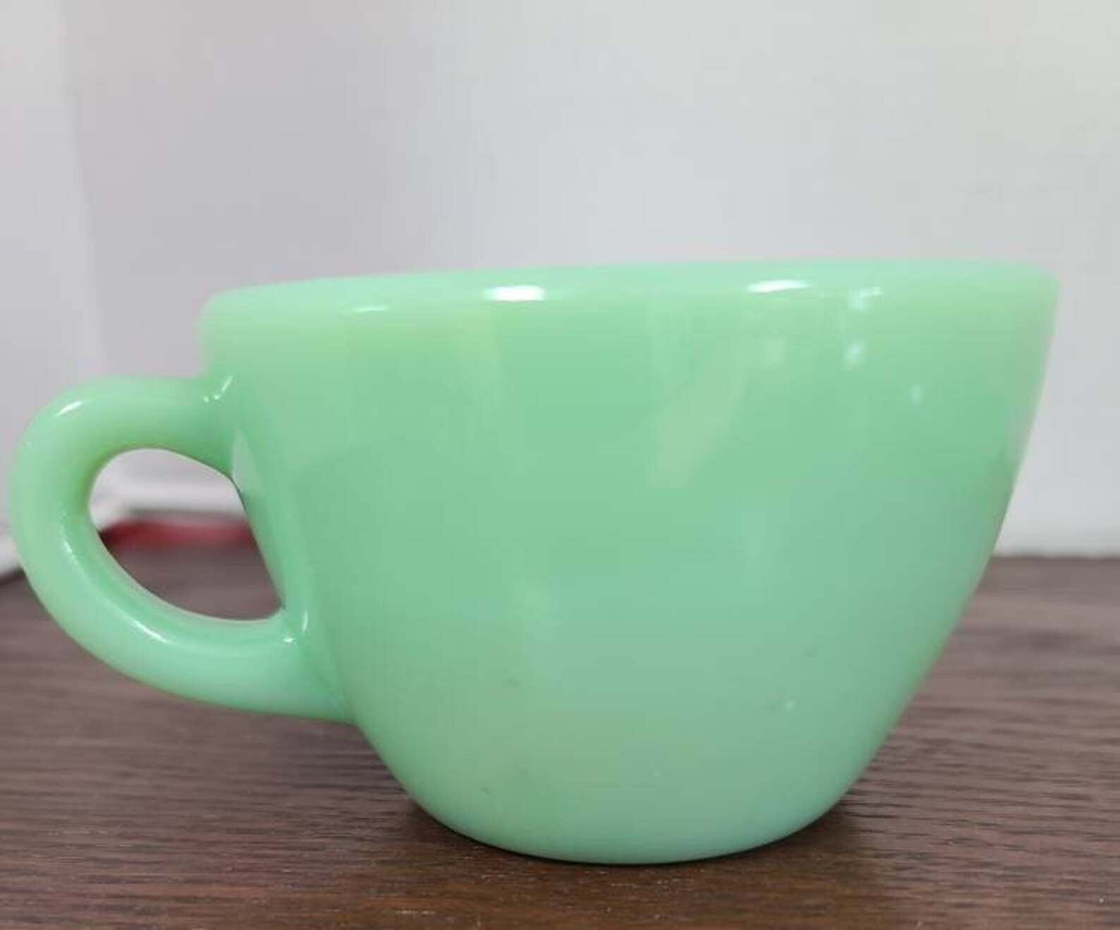 Fire King Jadeite Cup and Saucer - Etsy