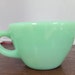 Fire King Jadeite Cup and Saucer - Etsy