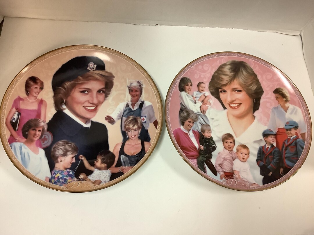 Princess Diana Plate Set - Etsy