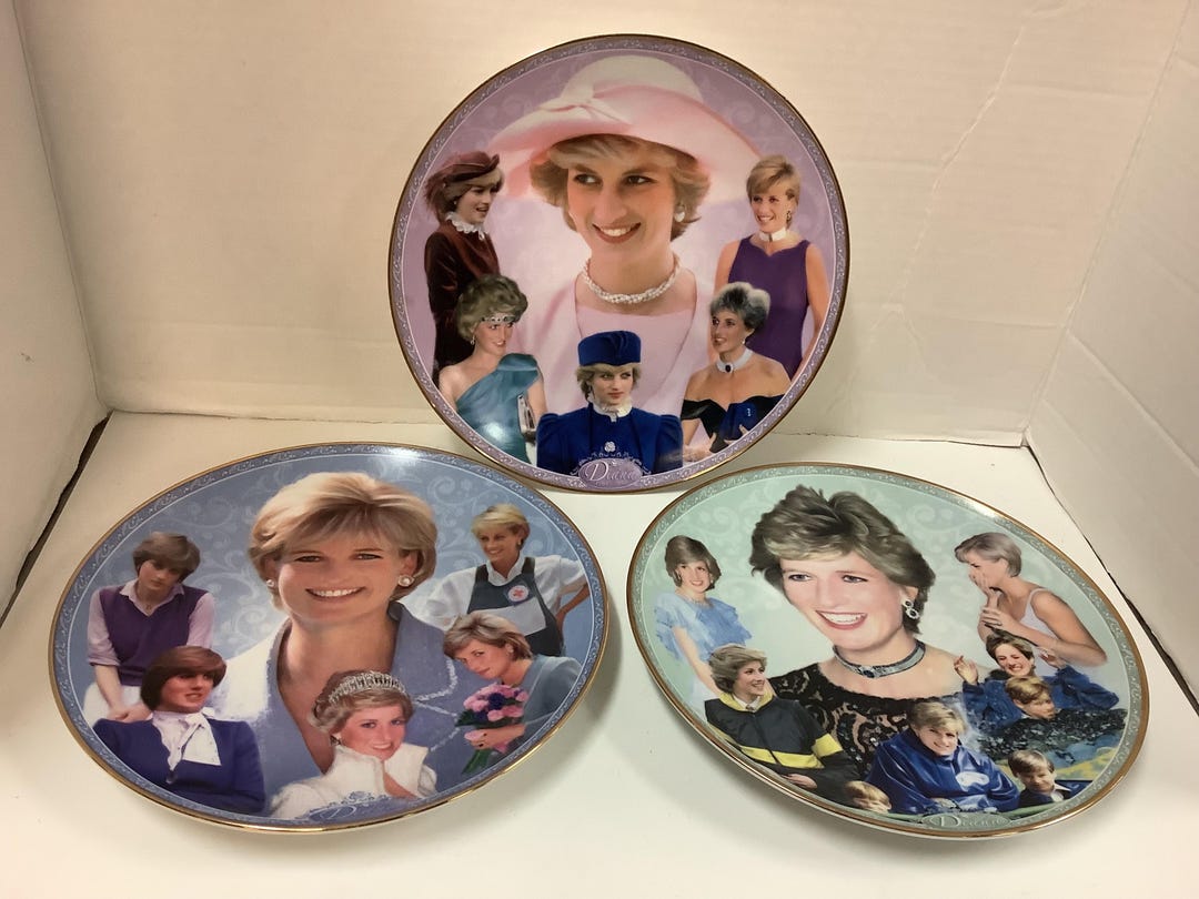 Princess Diana Plate Set - Etsy