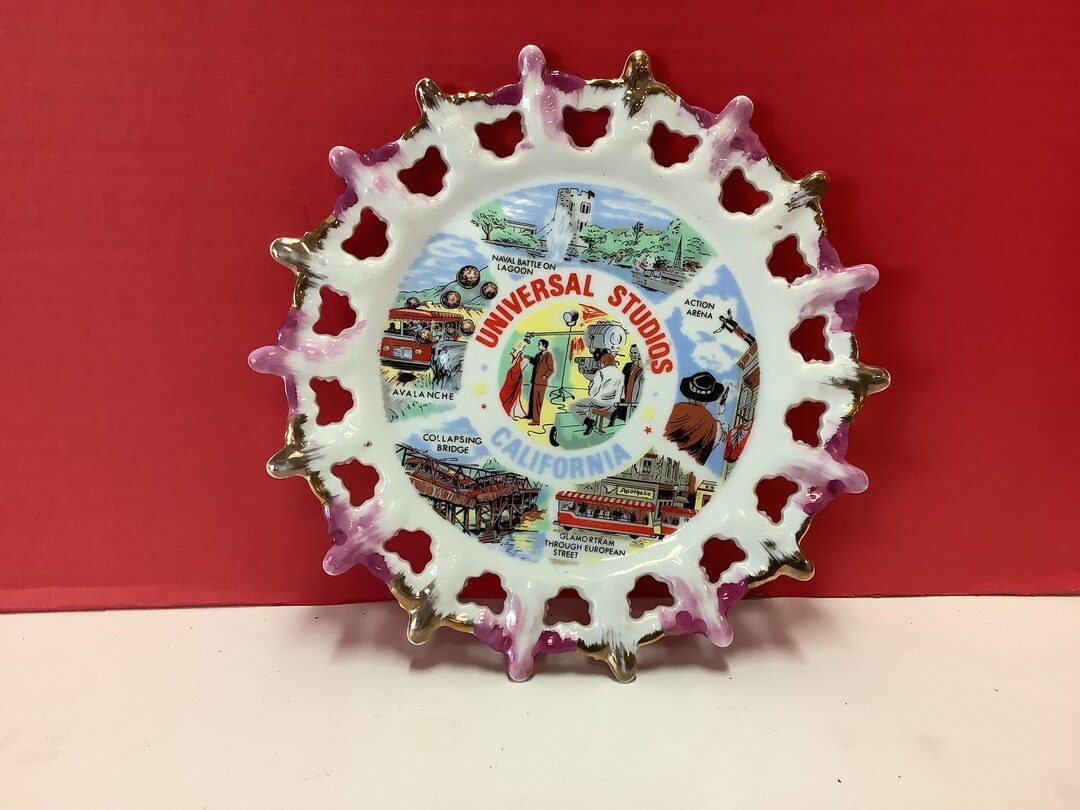 Universal Studios Souvenir Plate - Etsy