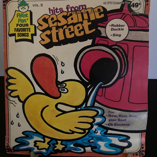 Sesame Street Vinyl Record - Etsy
