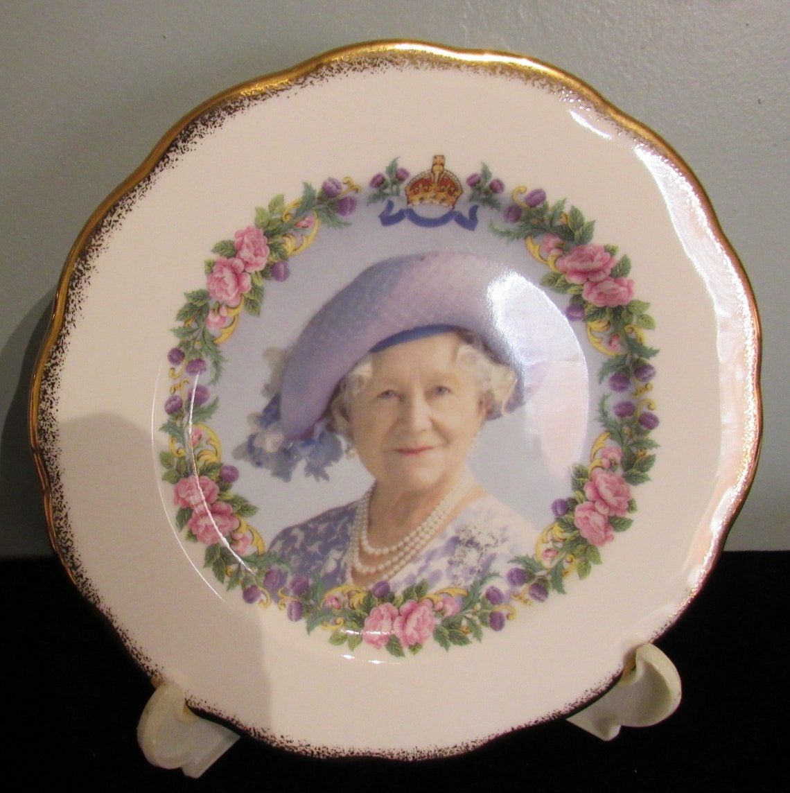 Queen Mother Commemorative Plate - Etsy