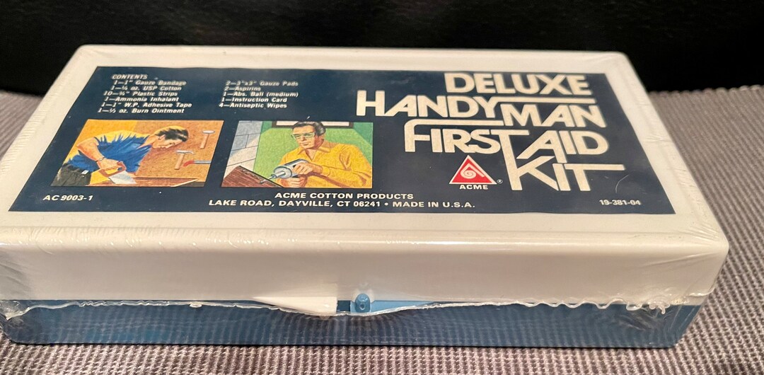 Deluxe Handyman First Aid Kit MIP - Etsy