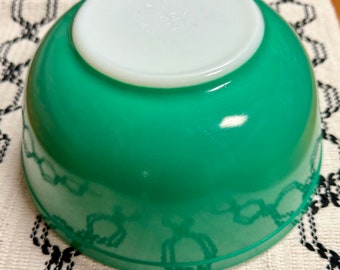Pyrex 403 Primary Green Bowl - Etsy