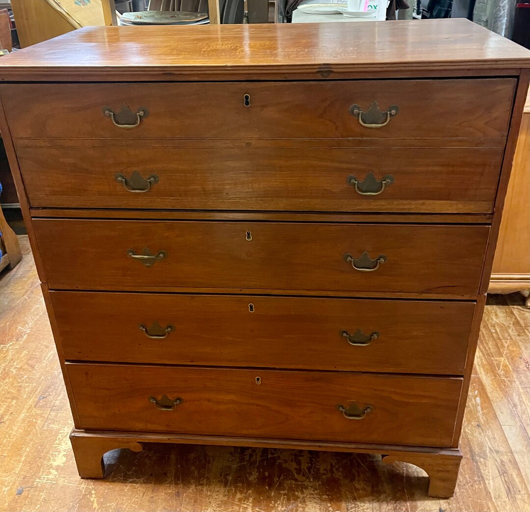 Campaign Style Chest With Desk - Etsy