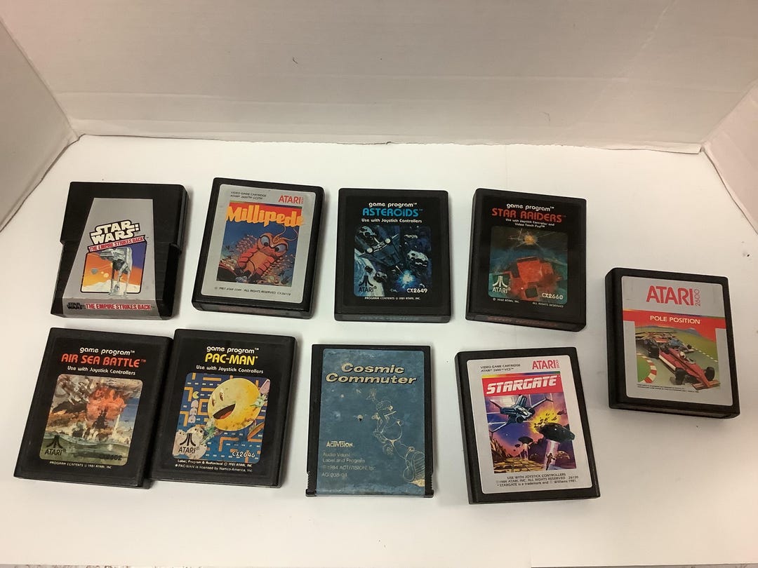 Atari Video Game Cartridges - Etsy