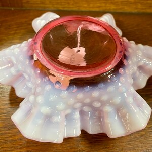 Fenton Ruffle Hobnail Dish - Etsy