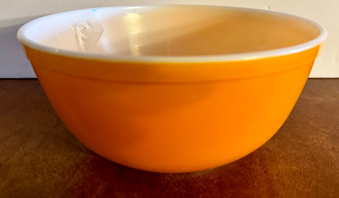 Pyrex #403 Orange Bowl - Etsy