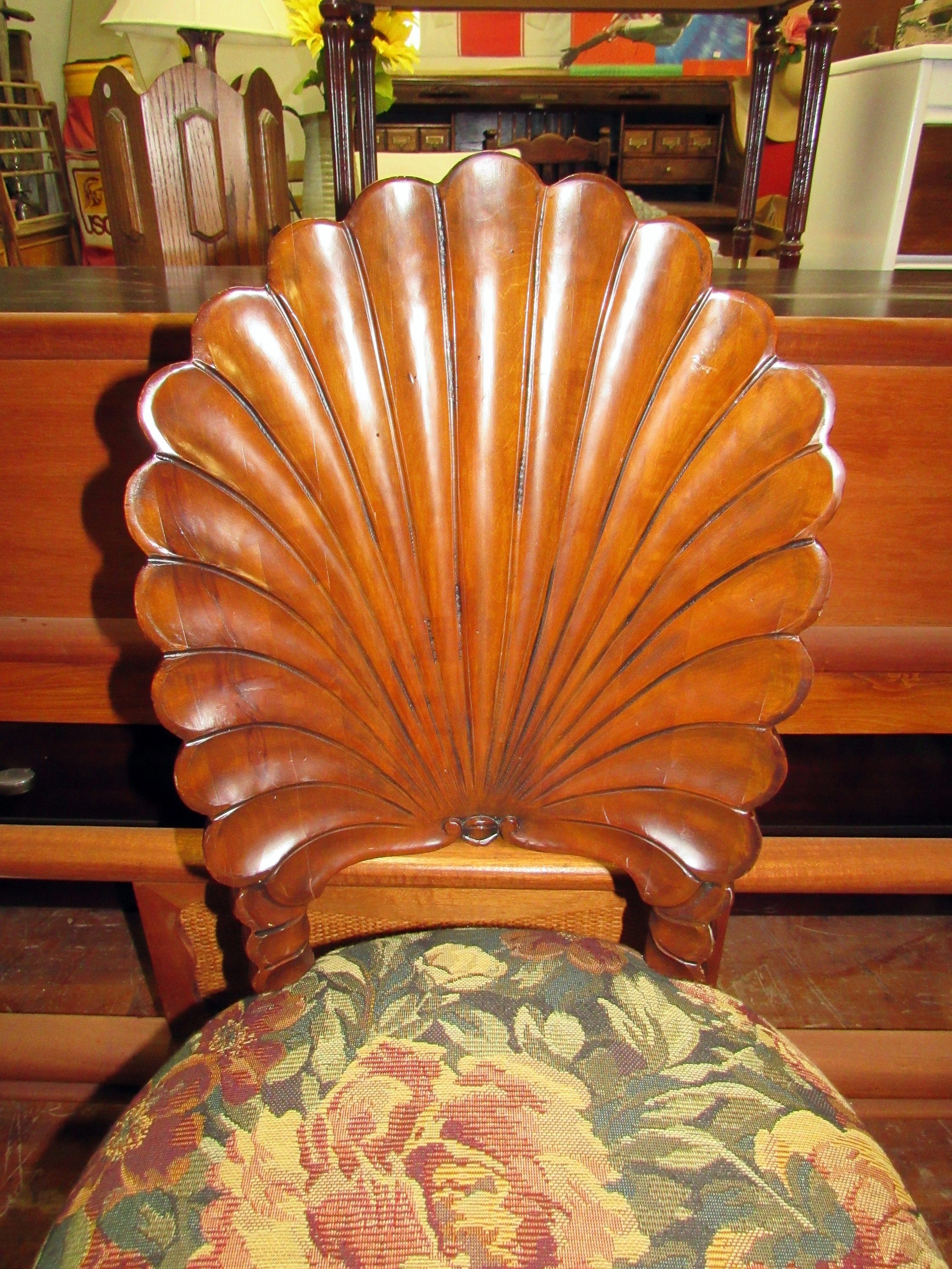 Shell back chair