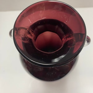 Art Deco Amethyst Blenko Art Glass Vase - Etsy