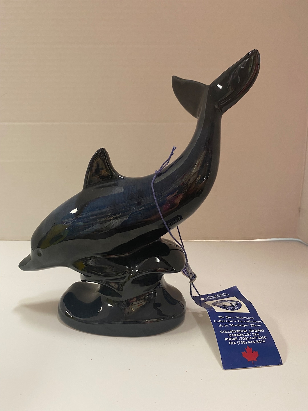 Blue Mountain Pottery Dolphin - Etsy