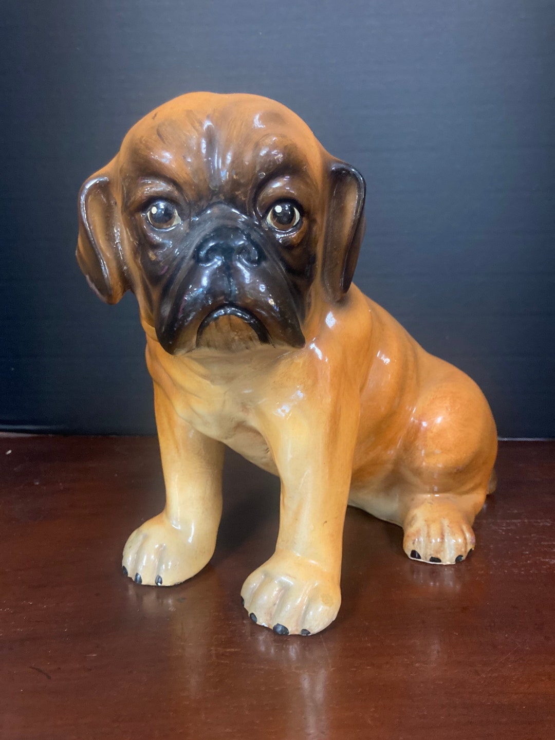 Boxer Dog Figure - Etsy