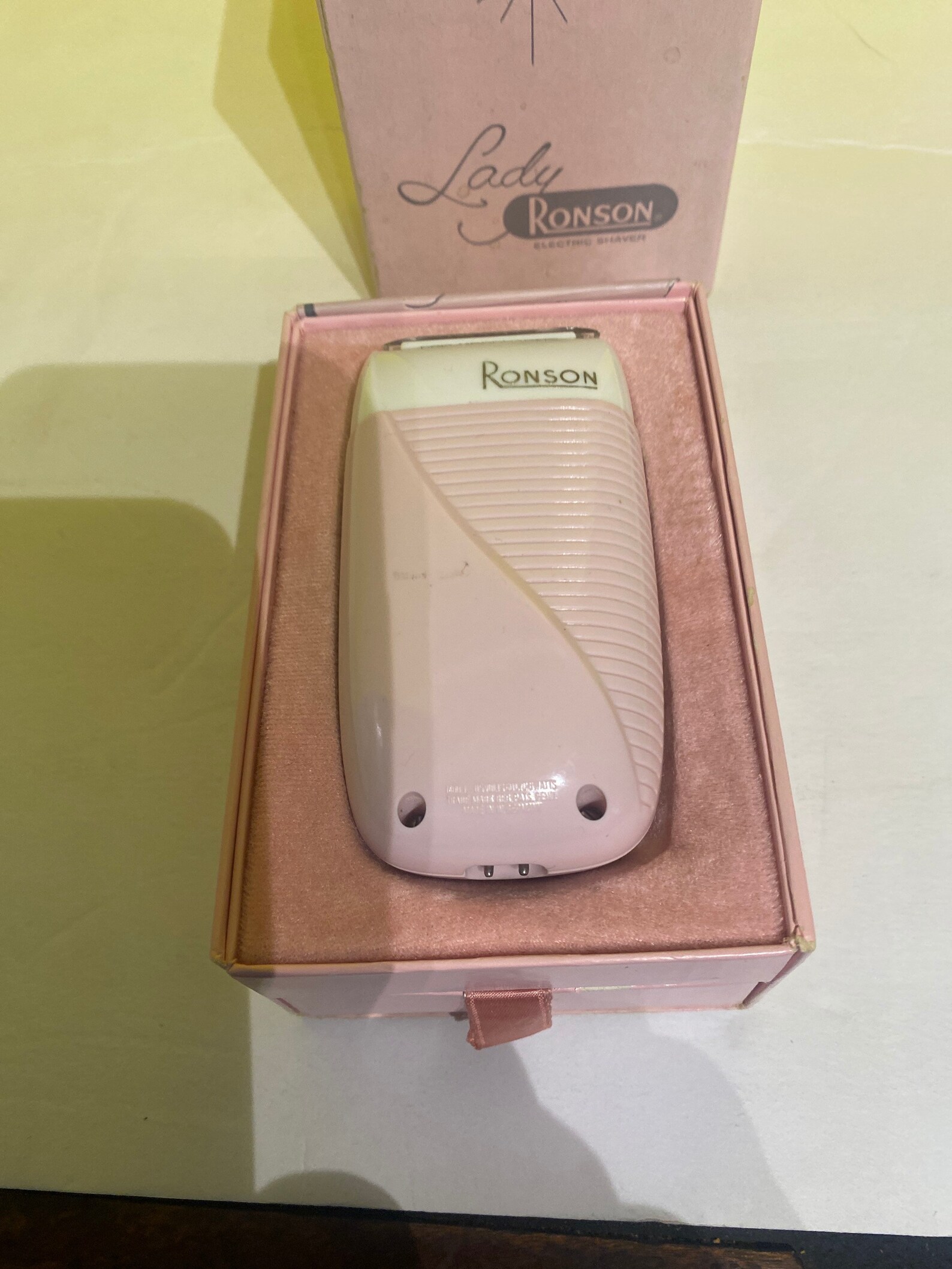 Pink Lady Ronson Electric Razor - Etsy