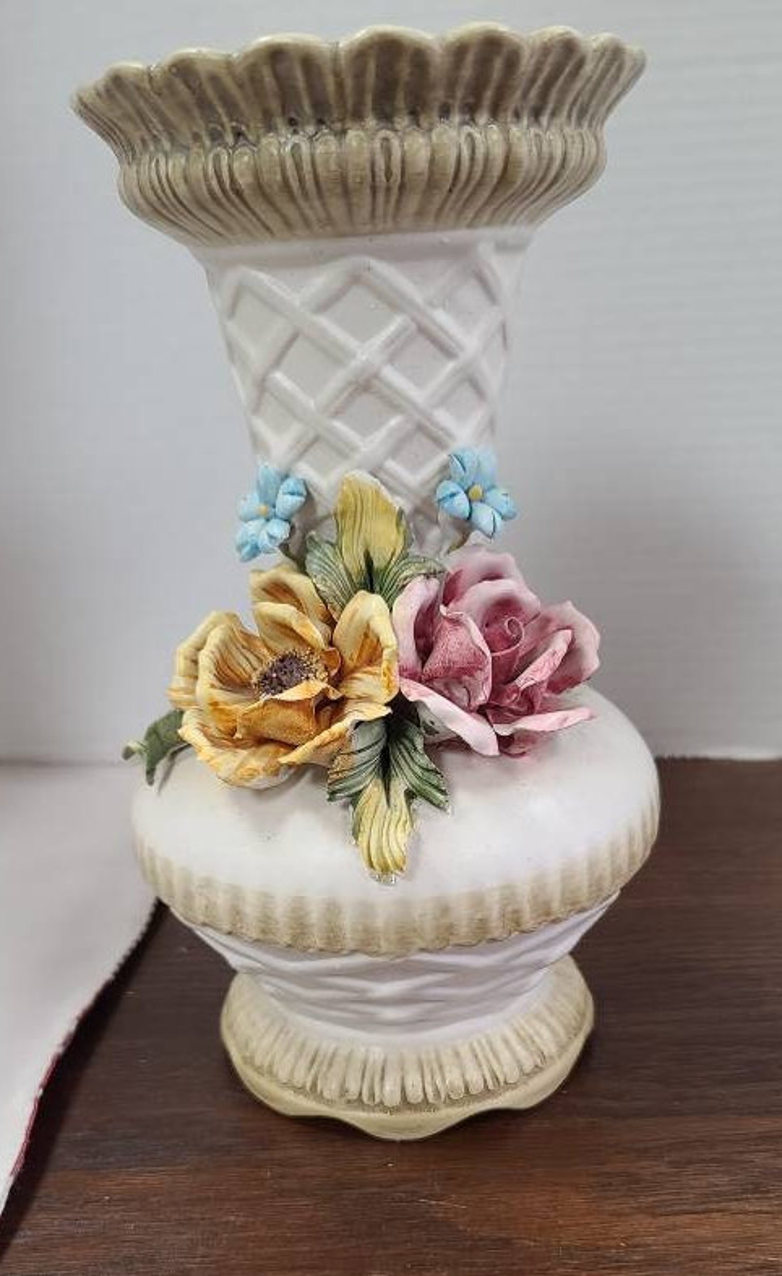 Capodimonte Vase | Etsy