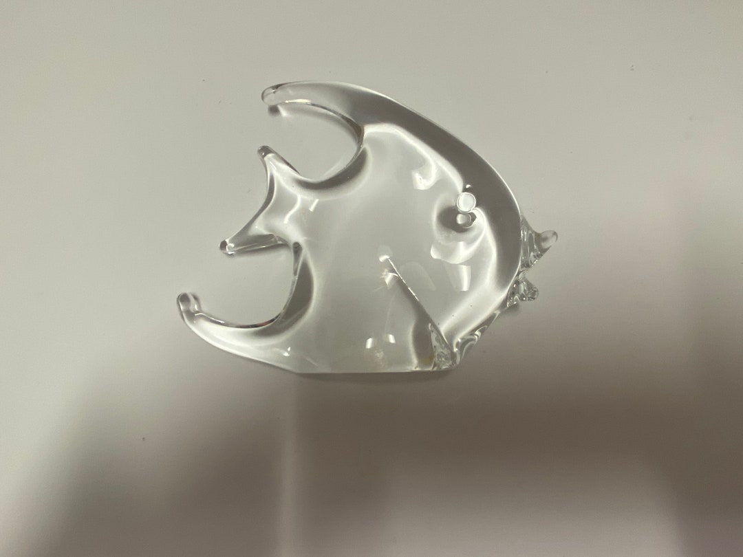Nason Murano Glass Fish Paperweight - Etsy