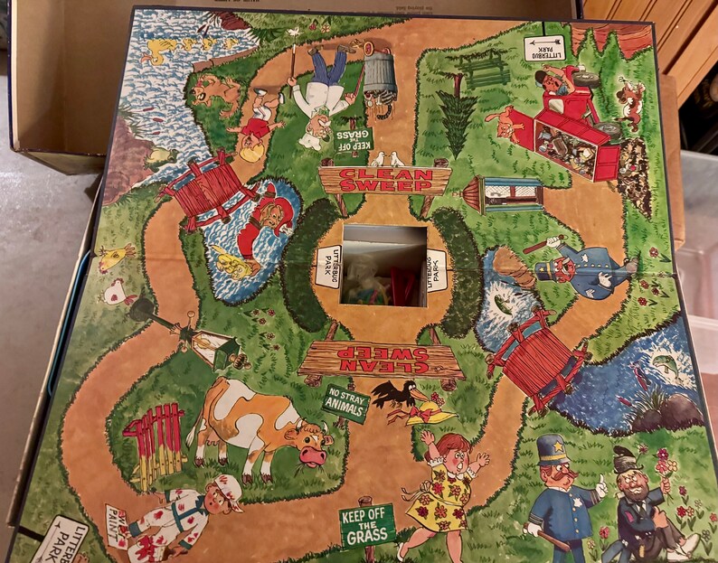 Clean Sweep Board Game - Etsy