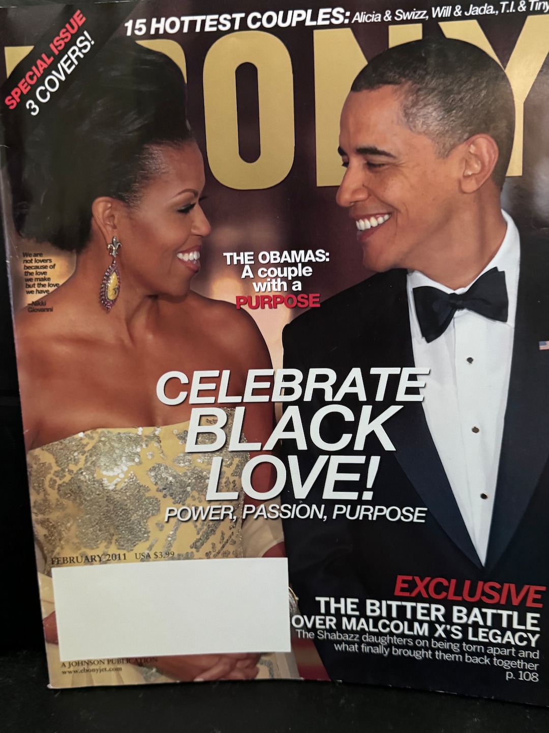 Ebony Magazine the Obamas Cover - Etsy