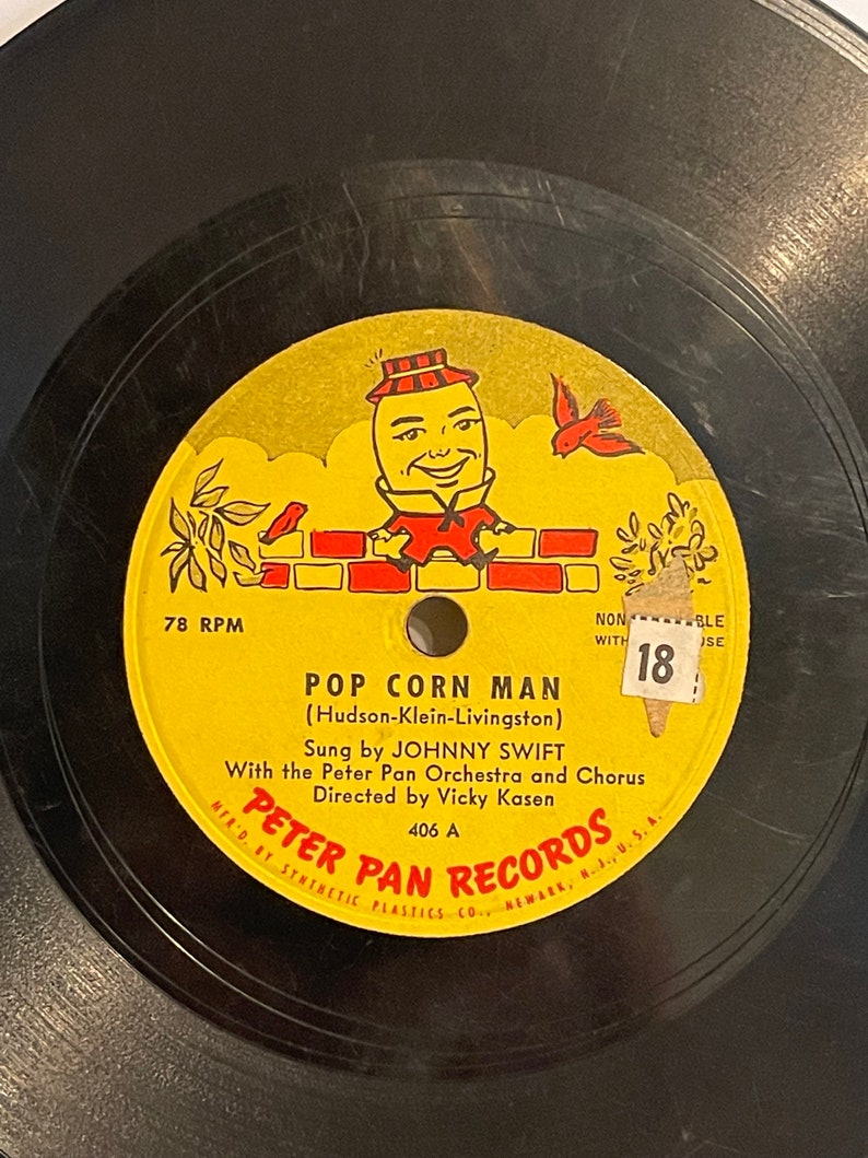 Popcorn Man & Billy Boy Record - Etsy