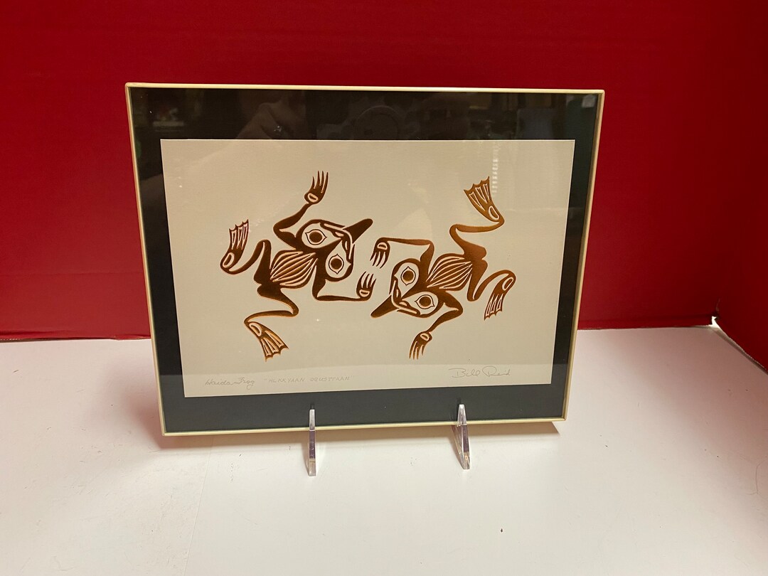 Bill Reid Haida Frog Art - Etsy Canada