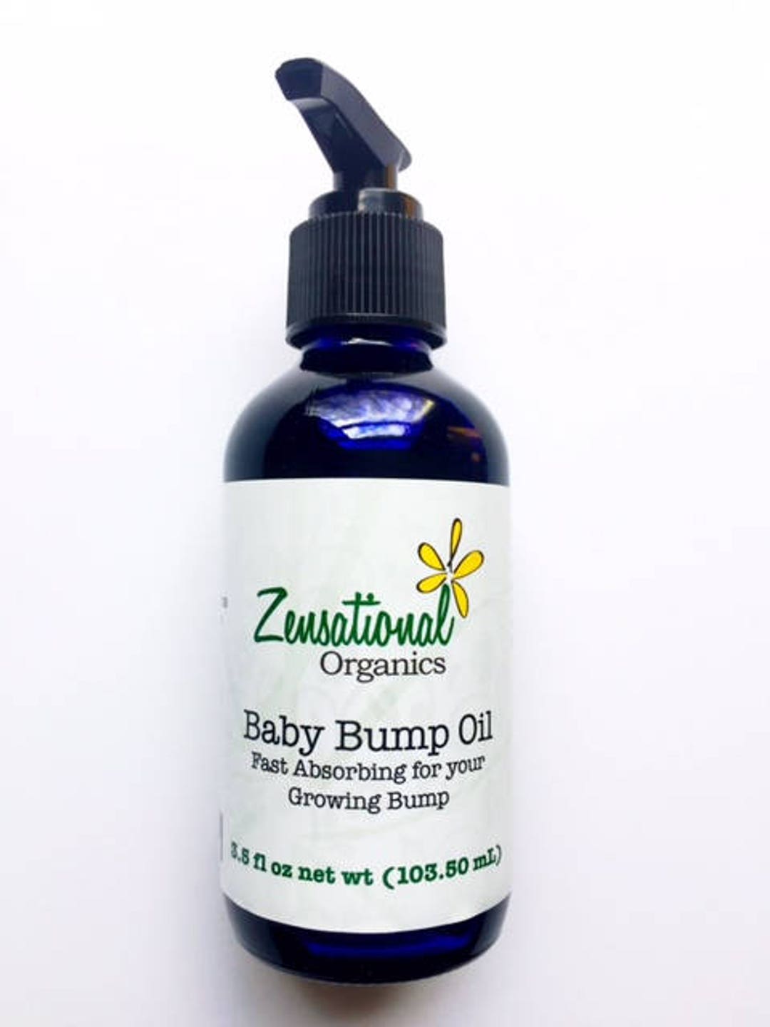 Organic Baby Bump Oil for Stretch Mark and Scarring Prevention ...