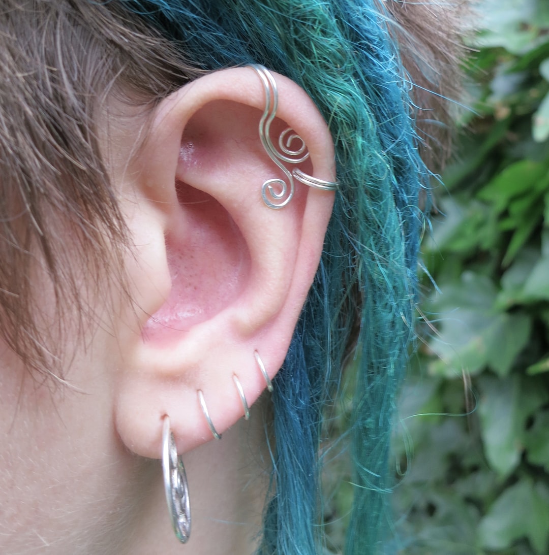 Pixie Ear Cuff - Sterling Silver or Gold Filled Ear Wrap - Boho ...