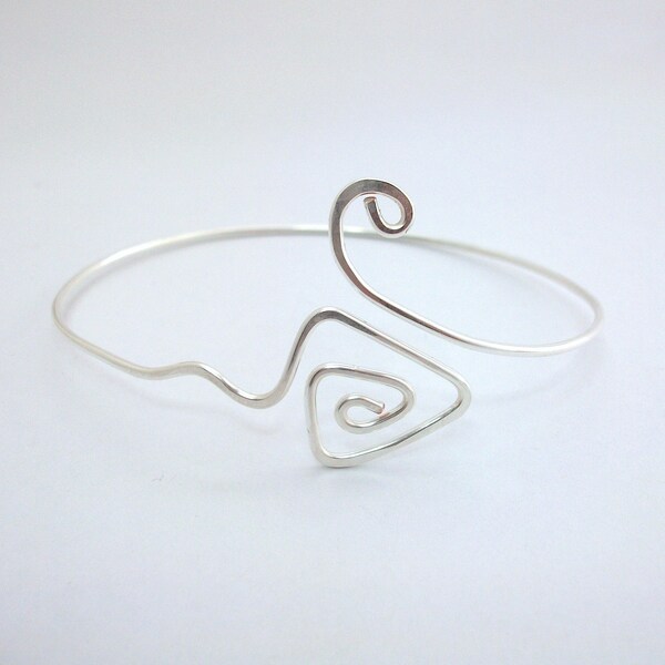 Silver Arm Cuff - Etsy