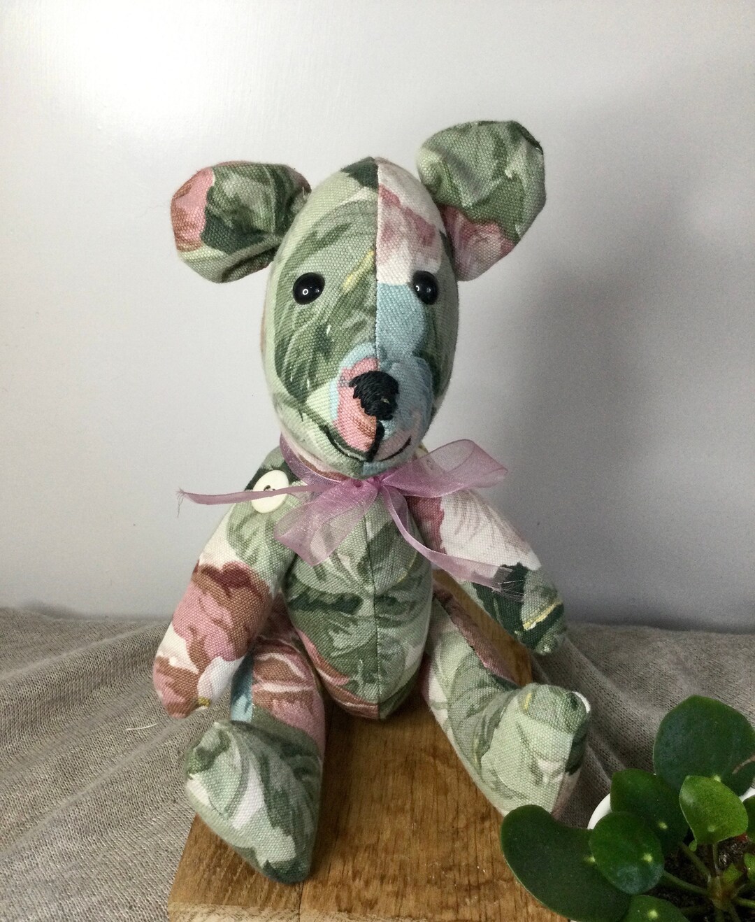 Small Character Teddy Bear. OOAK Bear. Traditional Handmade, Jointed ...