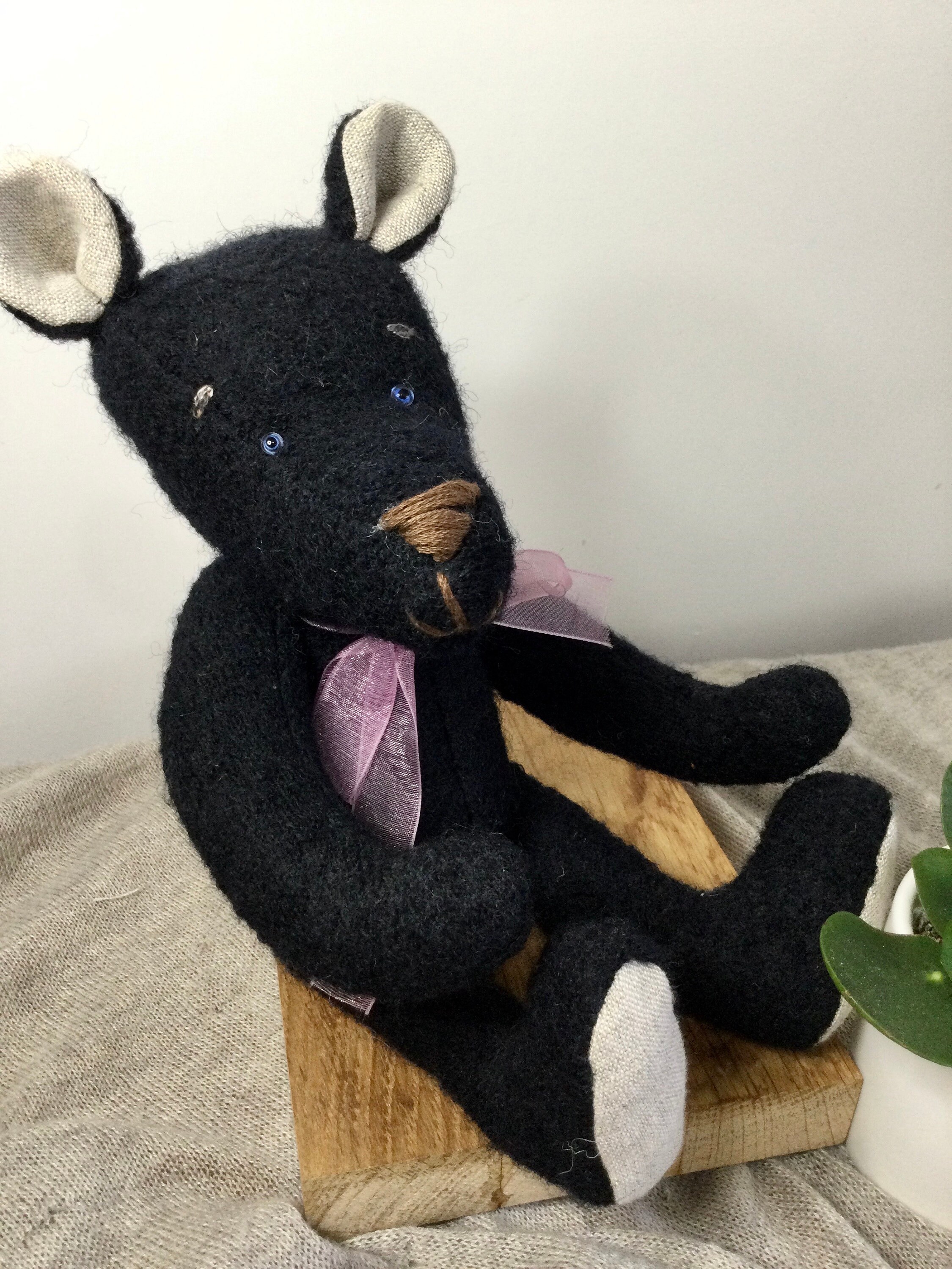Small Character Teddy Bear. Dementia Friendly. OOAK Bear. Traditional ...