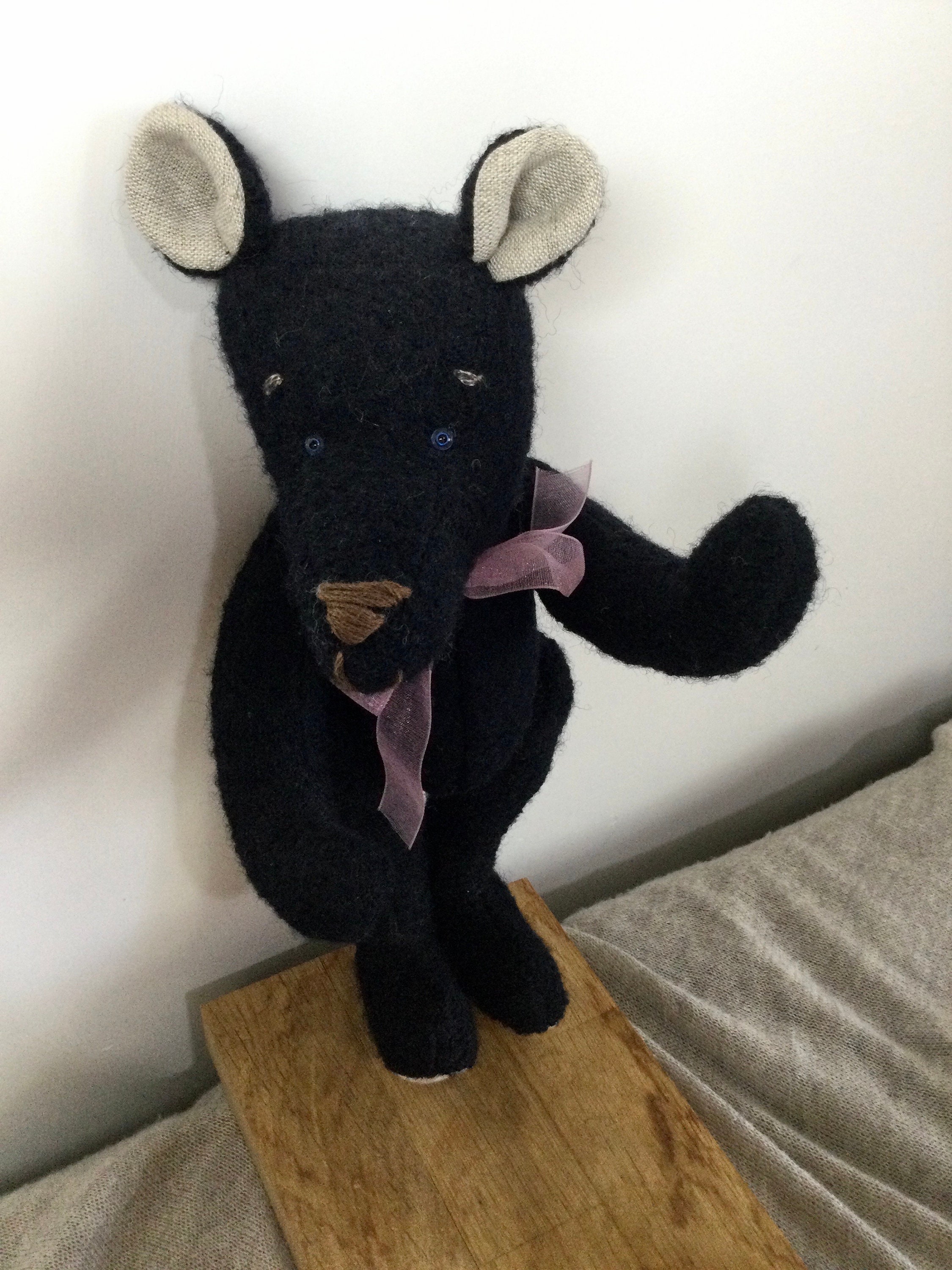 Small Character Teddy Bear. Dementia Friendly. OOAK Bear. Traditional ...