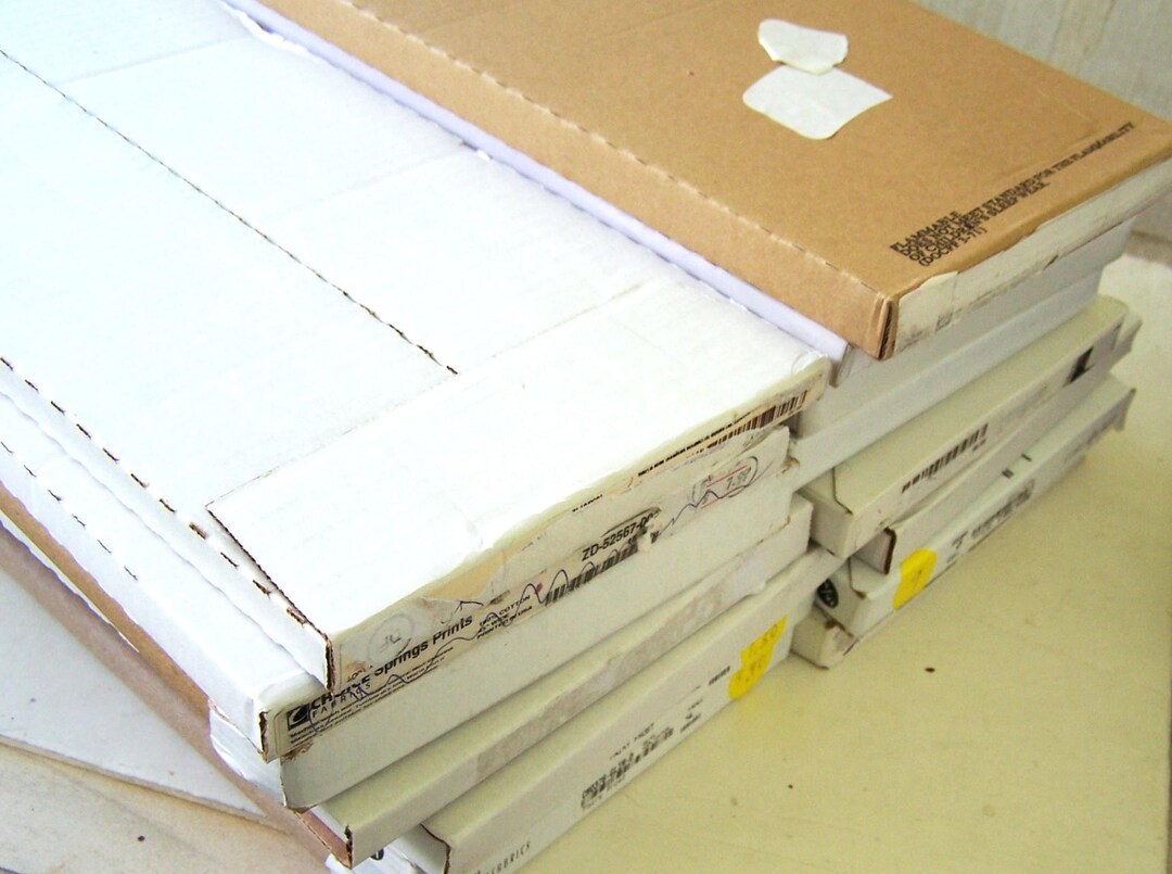Cardboard Fabric Bolts 23" by 7 1/2" Lot of 15 Used, Fabric and Cloth ...