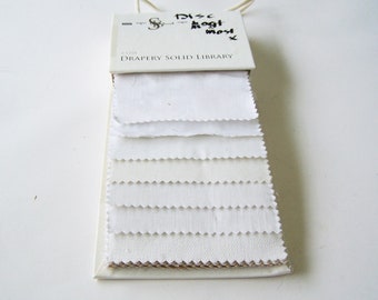 White Fabric Sample - Etsy