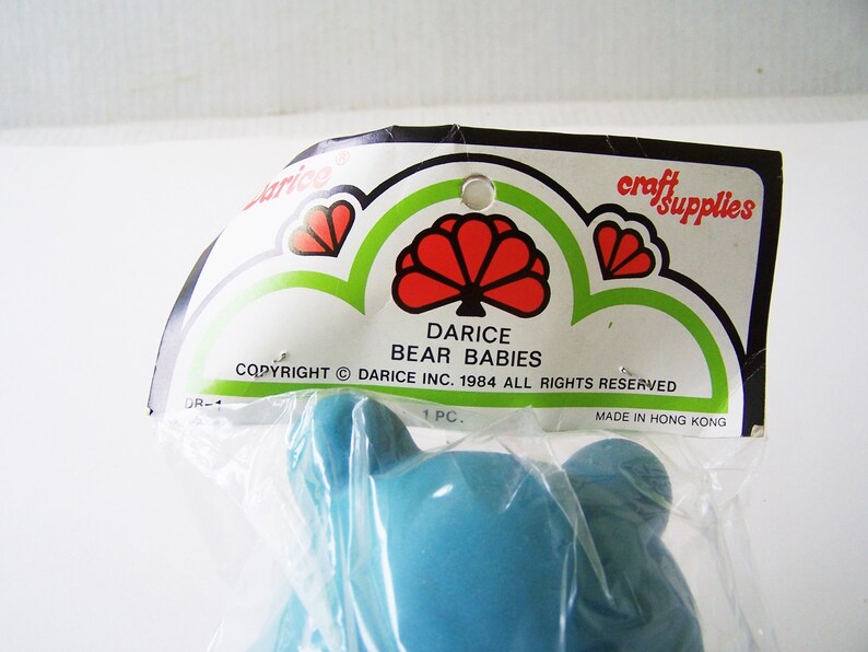 Darice Bear Babies Doll Bear Head in Blue, Doll Crafts, Vintage Doll ...