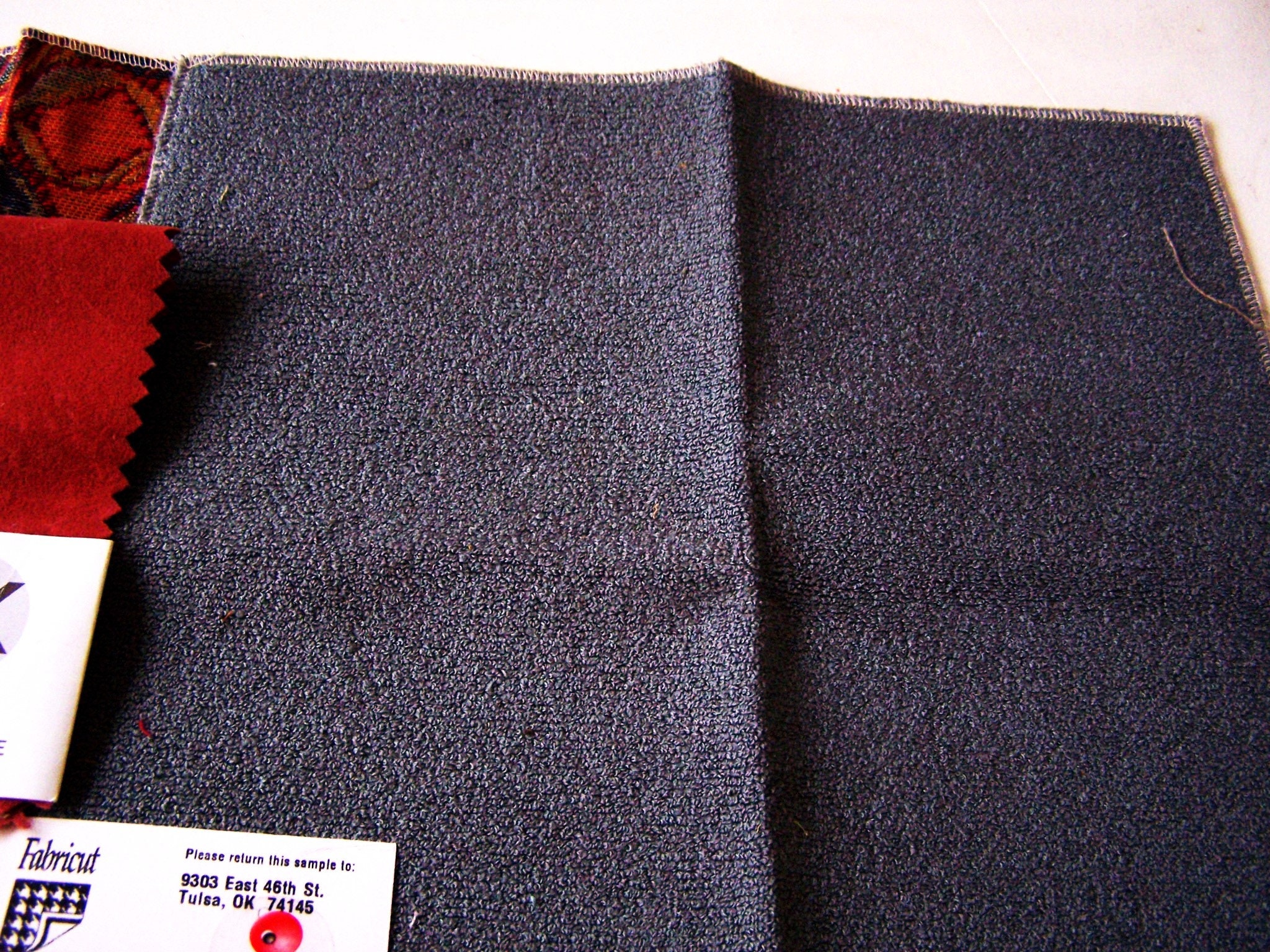 Fabric Sample or Swatch Squares 6 Large Pieces in Different Prints and ...